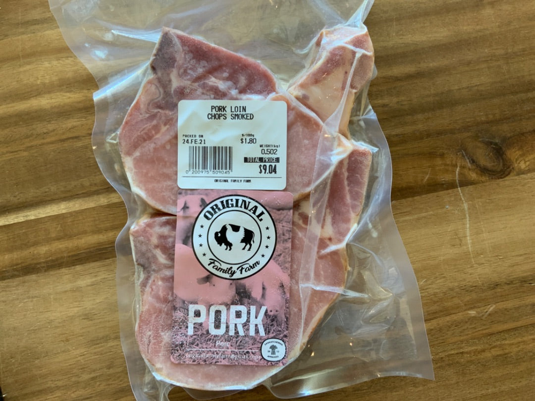 Original Family Farms - Pork - Loin Chops Smoked – The Little Market Box