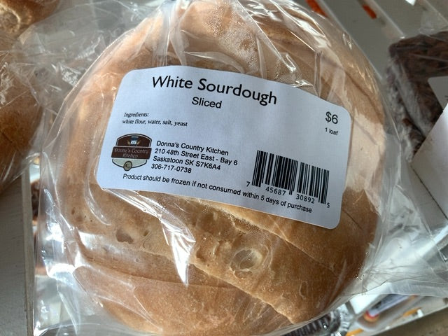 Donna’s Country Kitchen - Bread - Sourdough - White - Sliced – The ...